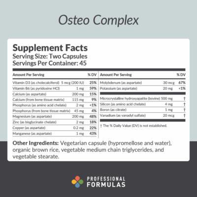 Osteo Complex – Professional Formulas