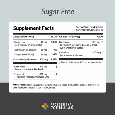 Sugar Free – Professional Formulas