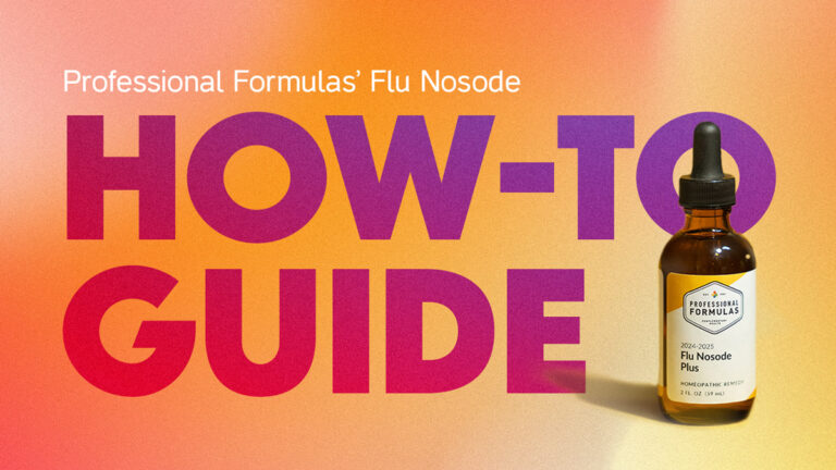 Patient Resource: Flu Nosode – Professional Formulas