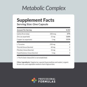 Metabolic Complex – Professional Formulas