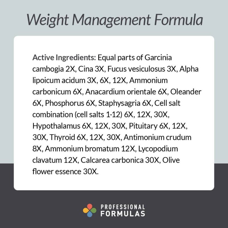 Weight Management Formula – Professional Formulas