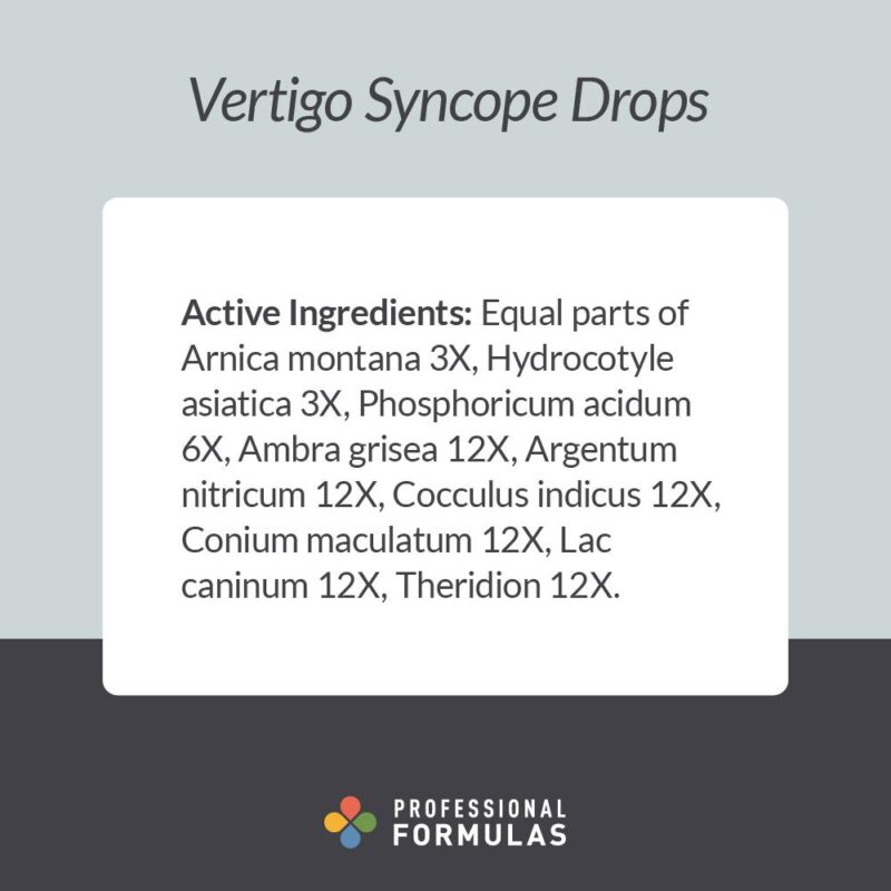 Vertigo Syncope Drops – Professional Formulas